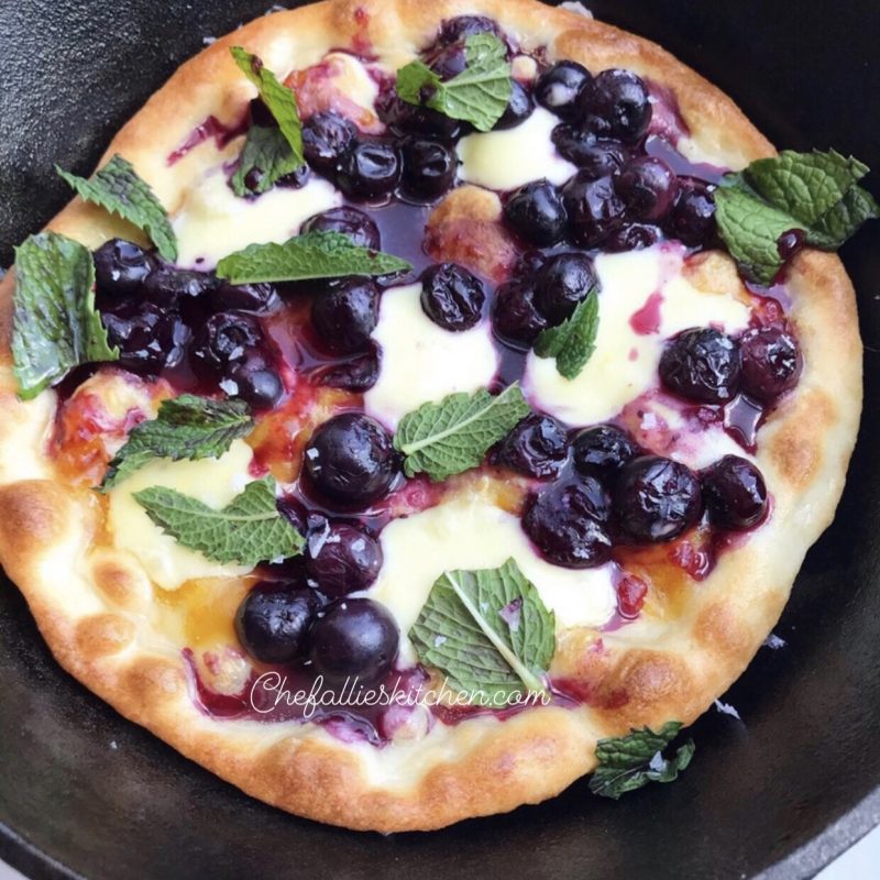 Blueberry Brie Pizza