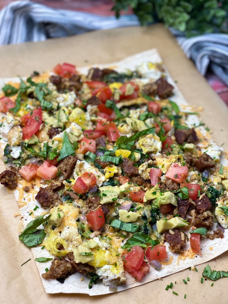 Southwest Veggie Breakfast Burrito Or Flatbread