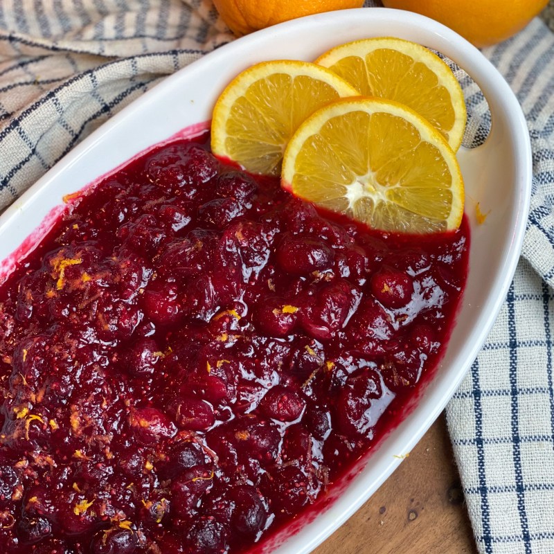 Cranberry Orange Sauce - Chef Allie's Kitchen