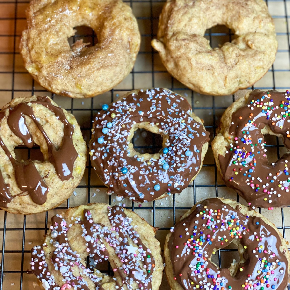 Healthy Baked Protein Donuts - Chef Allie's Kitchen