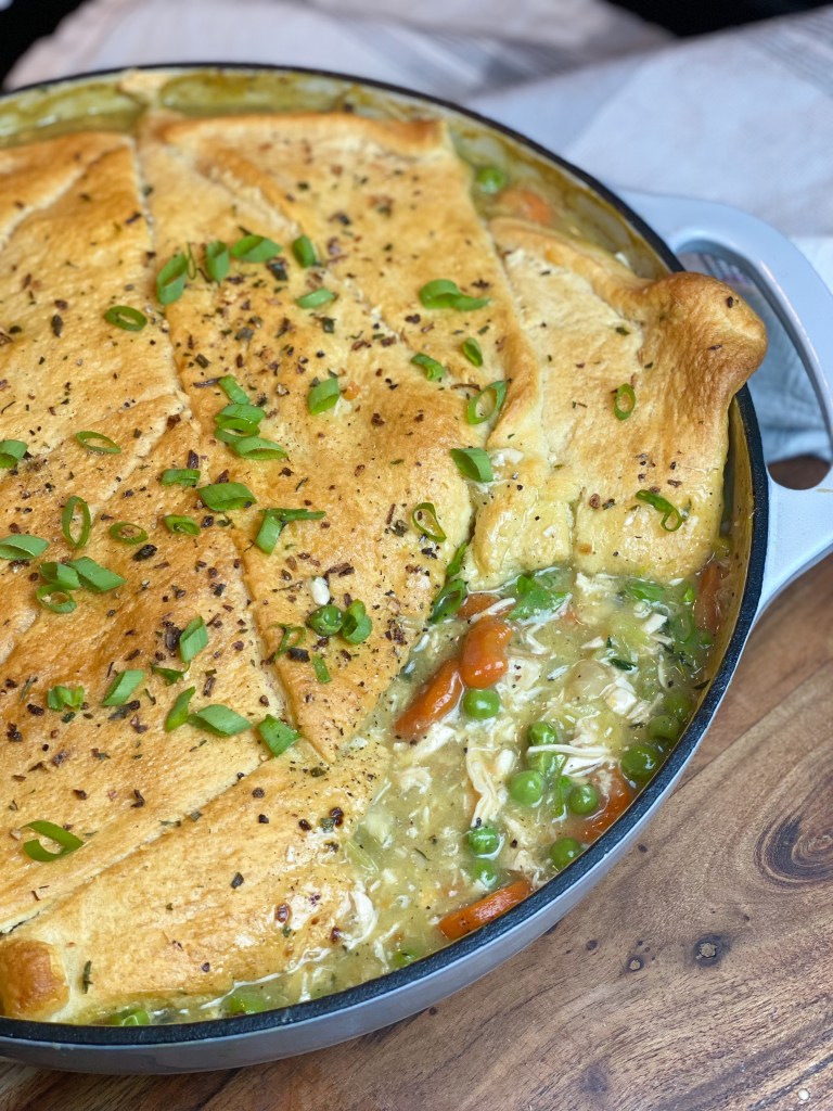 One Pan Chicken Pot Pie - Chef Allie's Kitchen