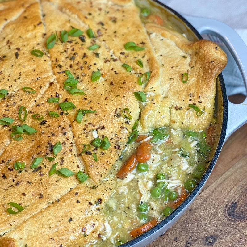 One Pan Chicken Pot Pie - Chef Allie's Kitchen