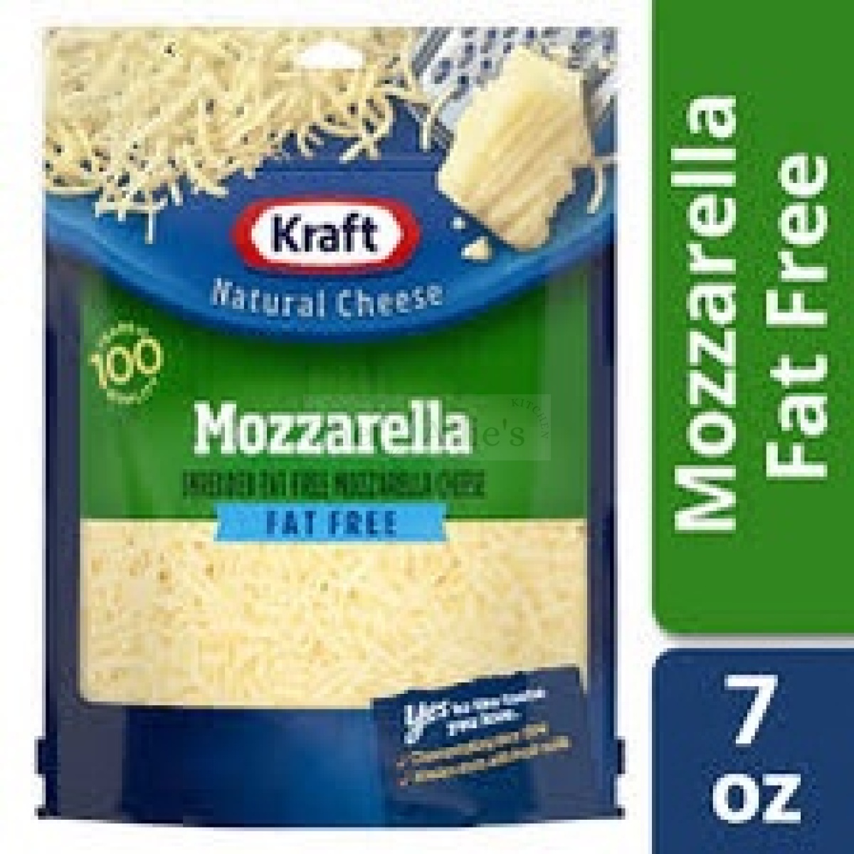 You could use any cheese you’d like but I use fat free Kraft mozzarella ...