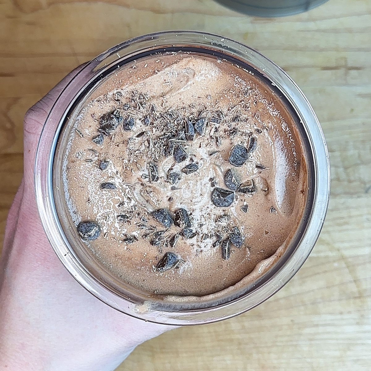 Mocha Chip Protein Ice Cream - Chef Allie's Kitchen