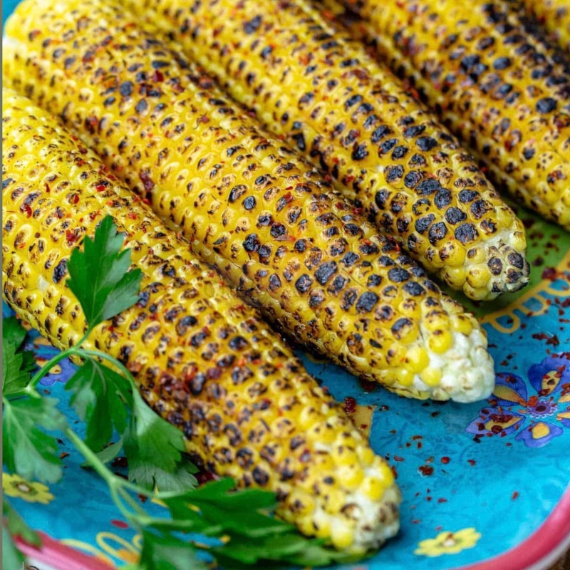 Charred Corn Guacamole - Chef Allie's Kitchen