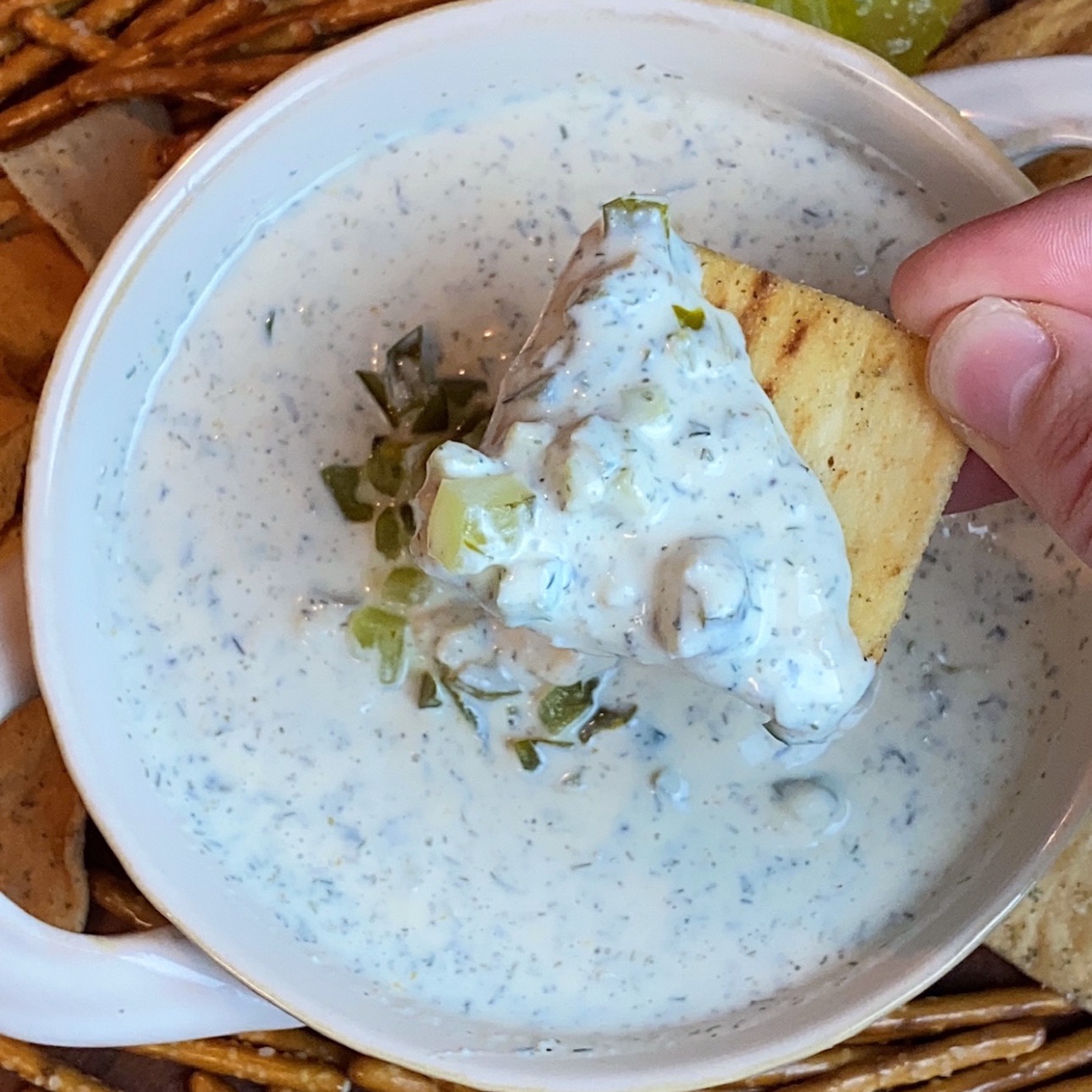 Pickle and Ranch Dip - Chef Allie's Kitchen