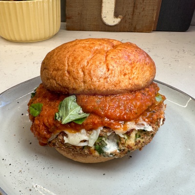 Chicken Parmesan Chicken Patties - Chef Allie's Kitchen