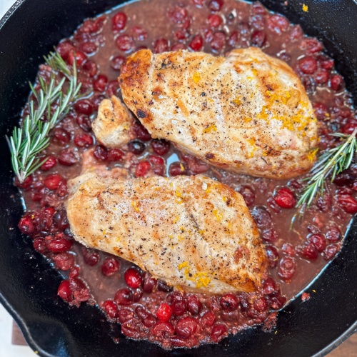 Cranberry Balsamic Chicken - Chef Allie's Kitchen