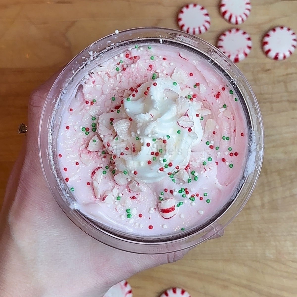 Candy Cane Protein Ice Cream - Chef Allie's Kitchen
