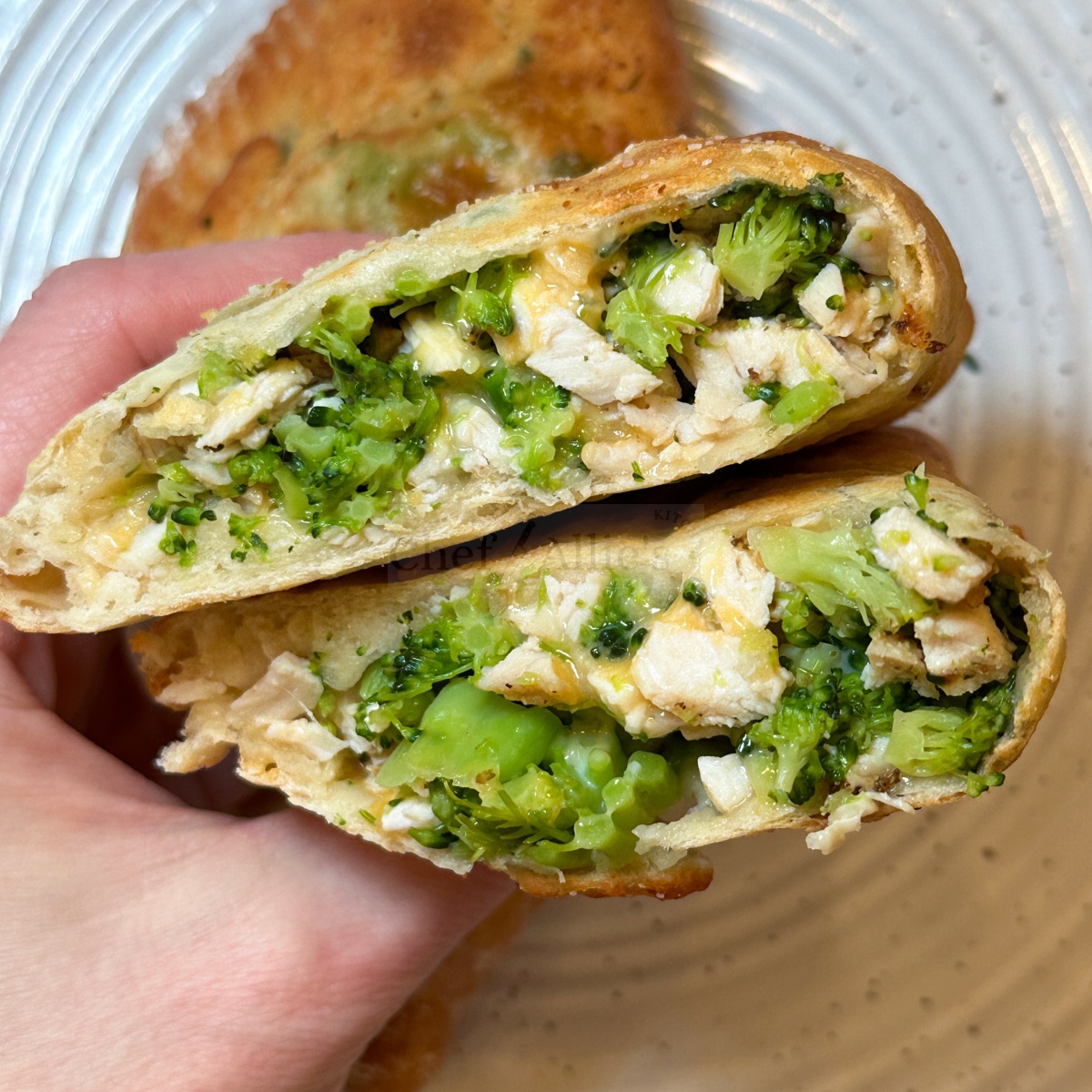 Chef Allie's Chicken, Broccoli and Cheese Pockets - Chef Allie's Kitchen